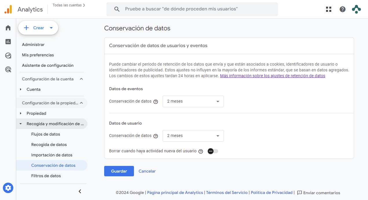 Cómo configurar correctamente una propiedad de Google Analytics 4 - Aditu